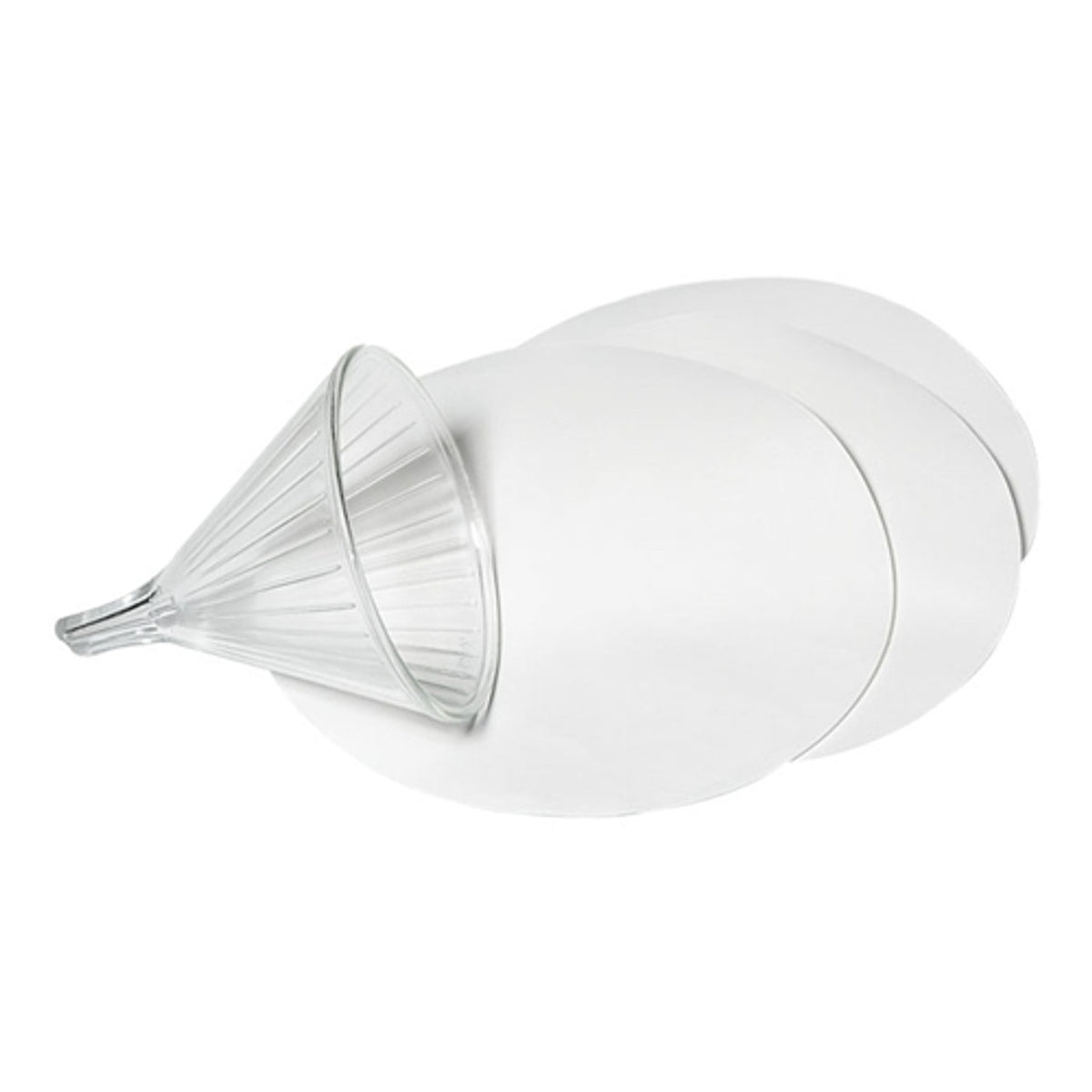 Ribbed Glass Funnel – Gesswein Canada