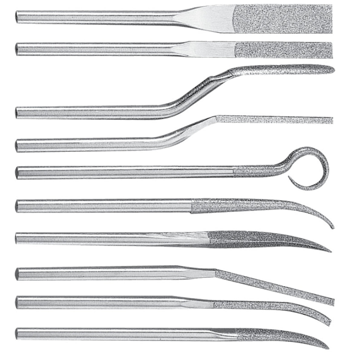Diamond Riffler Poli Files - Set of 10 – Gesswein Canada