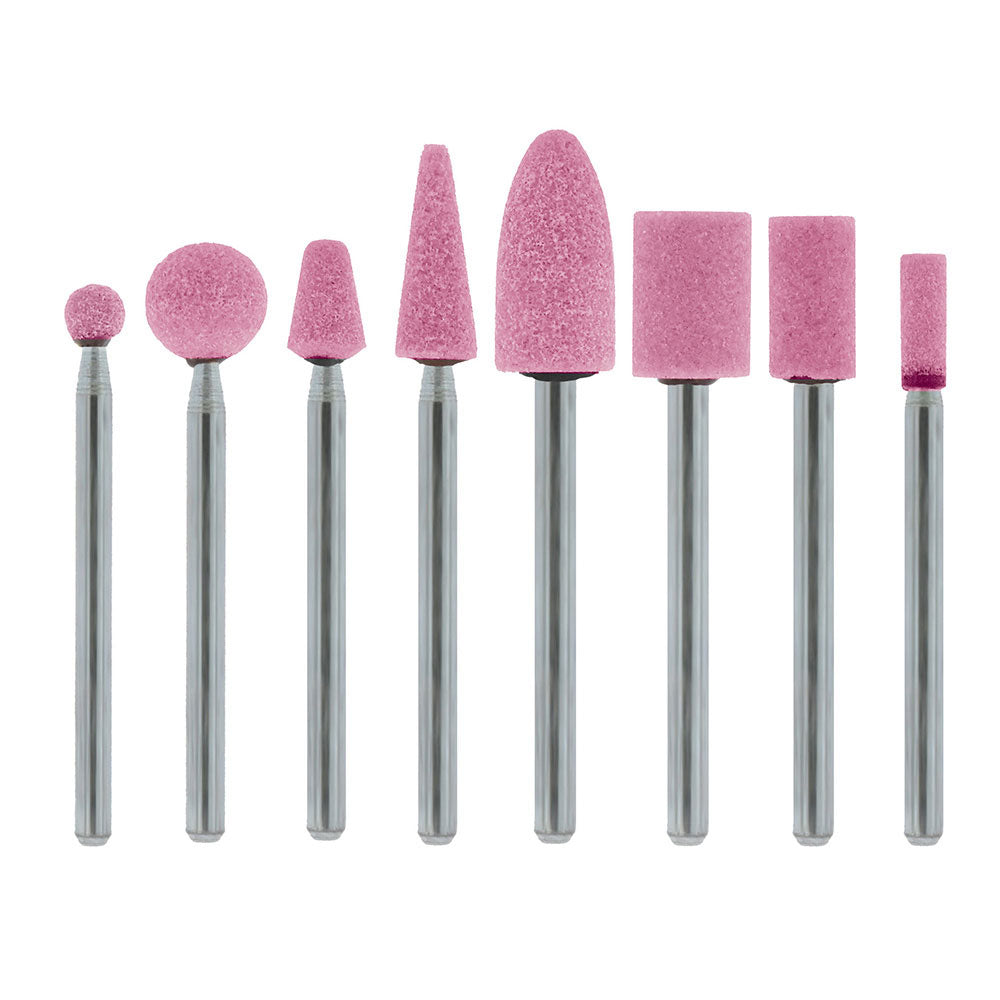 Pink Mounted Stones - Style "W"- 1/8" Shank (Pkg. of 24) – Gesswein Canada