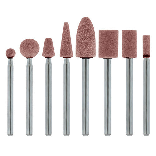 Red Mounted Stones - "W" Style - 1/8" Shank (Pkg. of 24) – Gesswein Canada